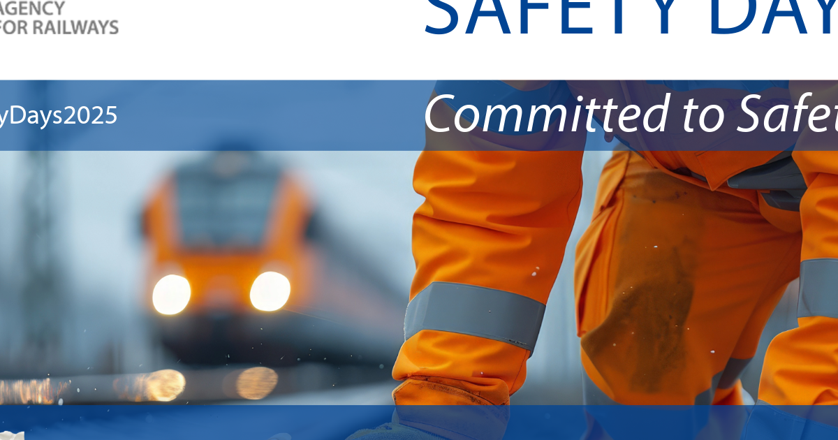 European Rail Safety Days 2025 | European Union Agency for Railways